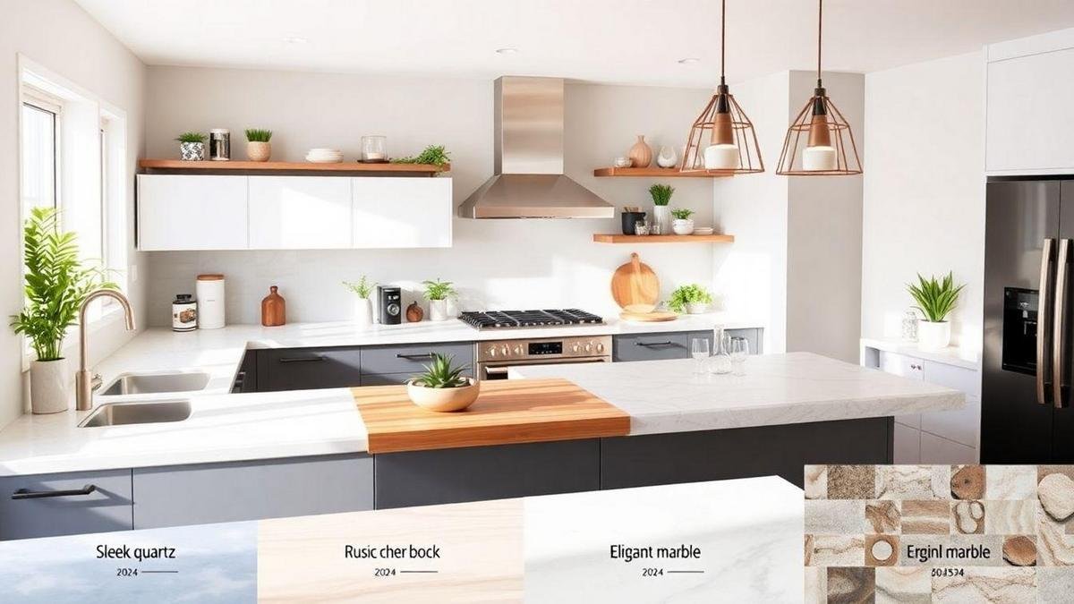 Popular kitchen countertop trends for 2024 renovation projects